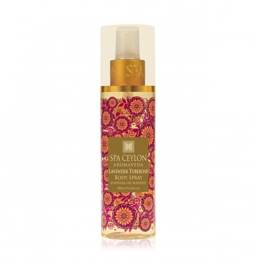 Body Spray LAVENDER TUBEROSE 200ml - Spa Ceylon