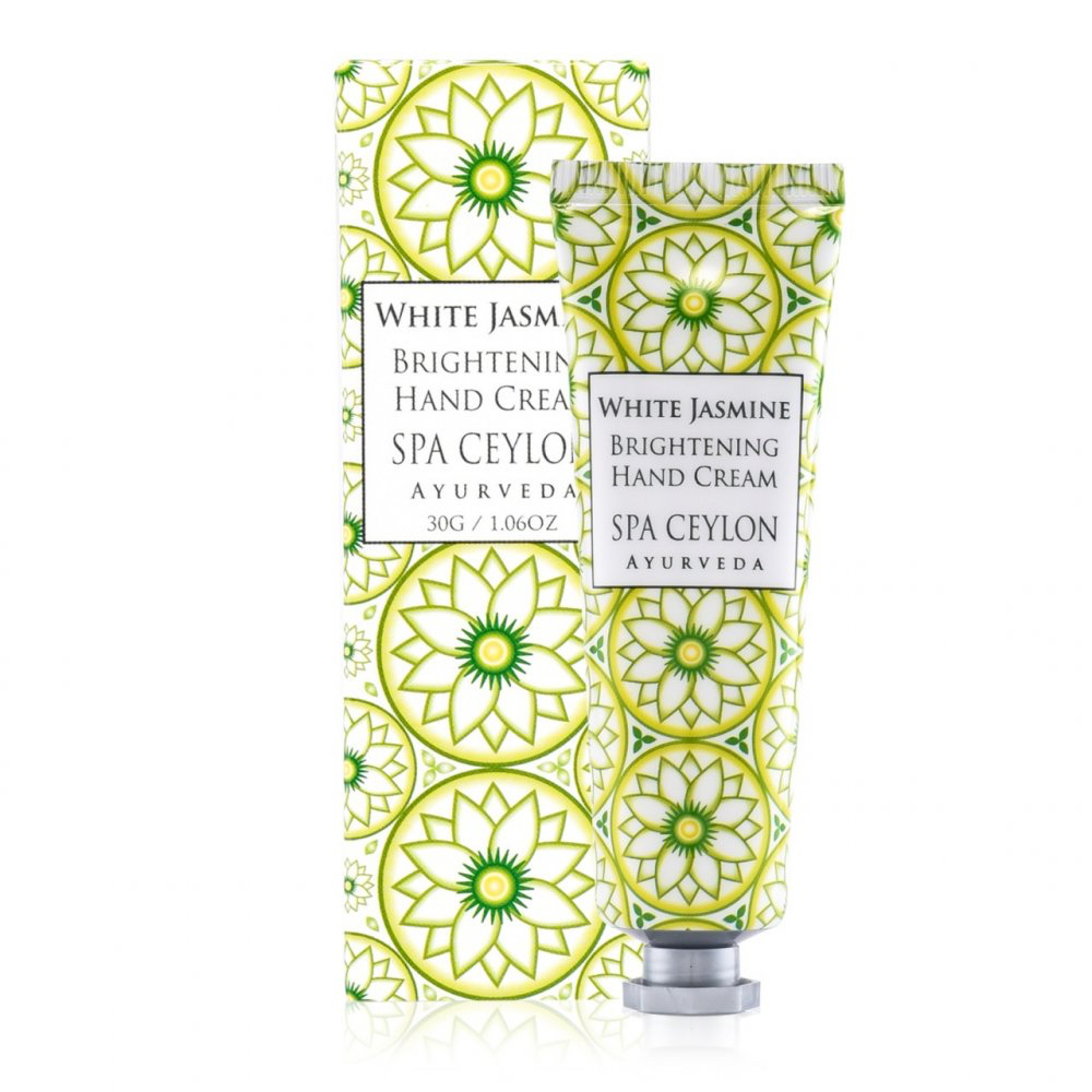 Brightening Hand Cream WHITE JASMINE 30g - Spa Ceylon