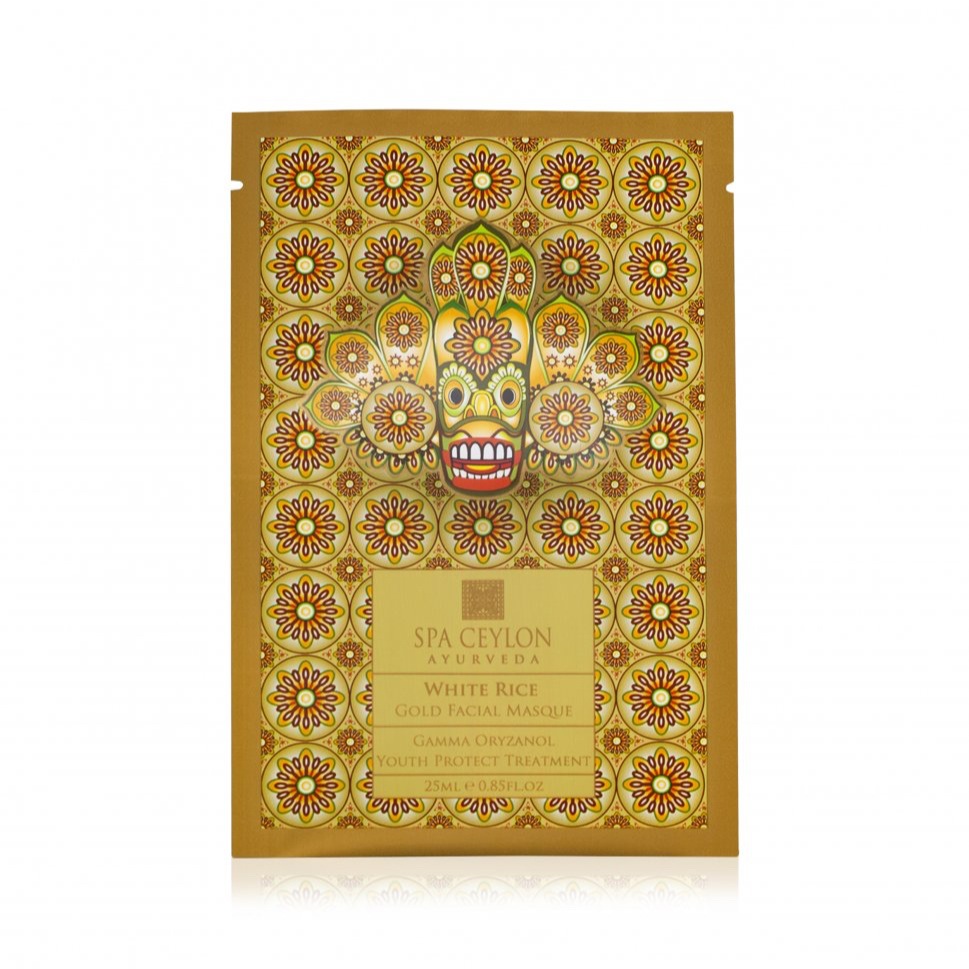 Zlatá Obličejová Maska s Gamma-Oryzanolem Chránící Mladistvý Vzhled ...