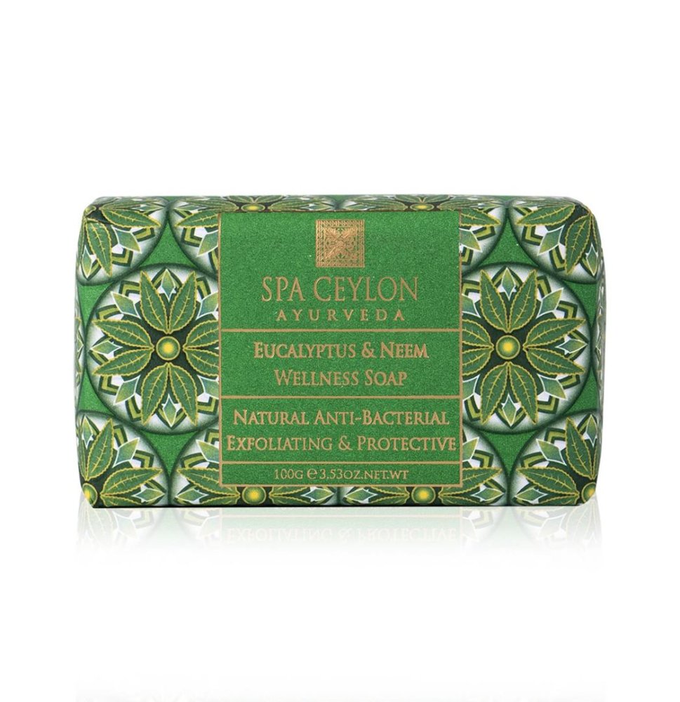 Wellness Soap Eucalyptus & Neem 100 gr - Spa Ceylon